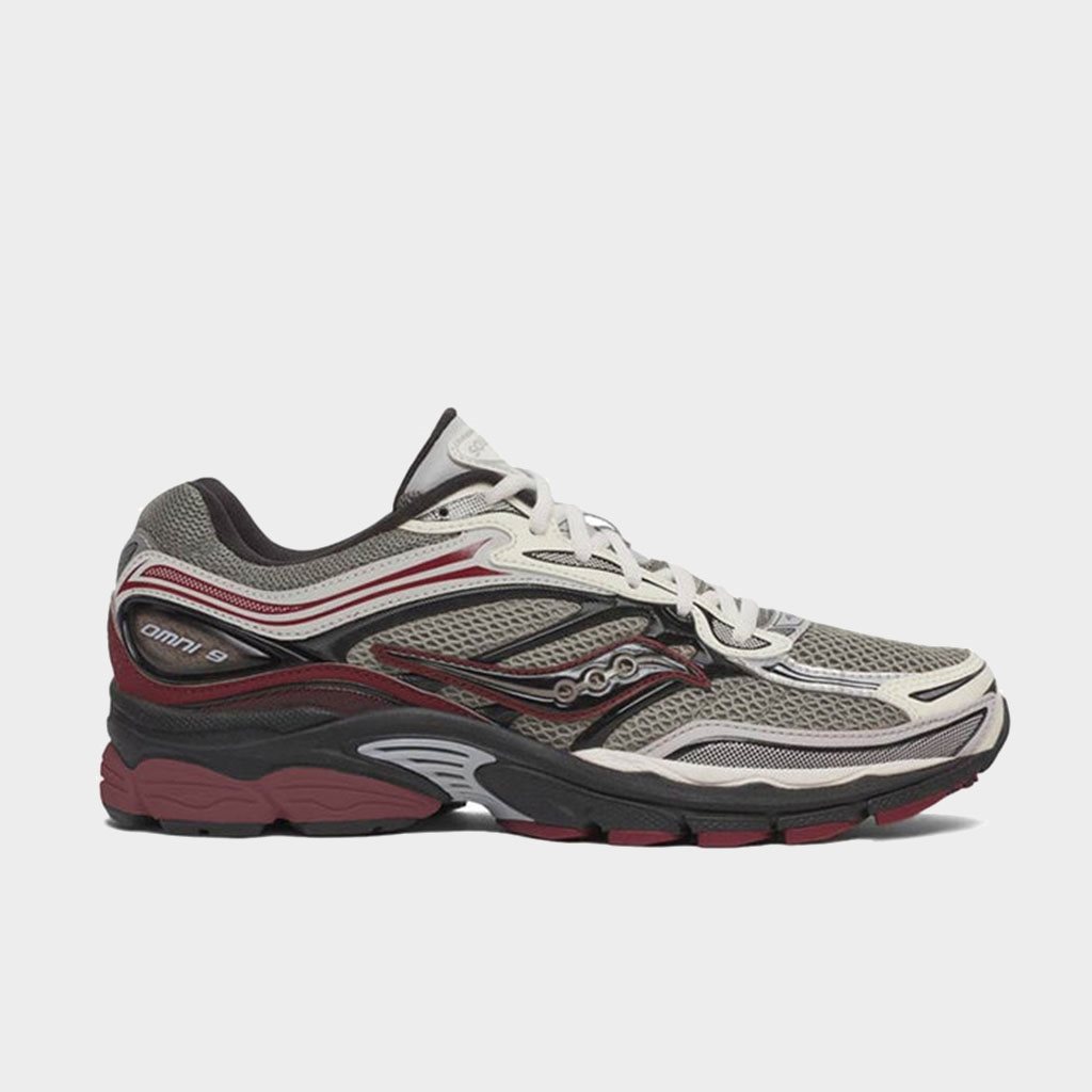 Shelta - Saucony Progrid Omni 9 Tan / Maroon (S70832-8)